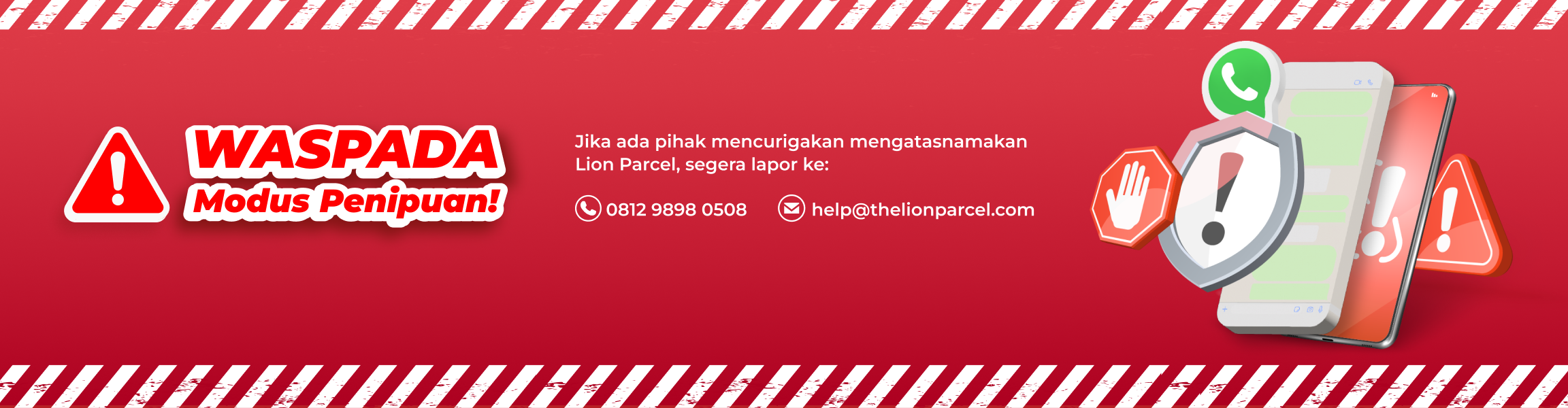 Klaim kehilangan barang di Lion Parcel